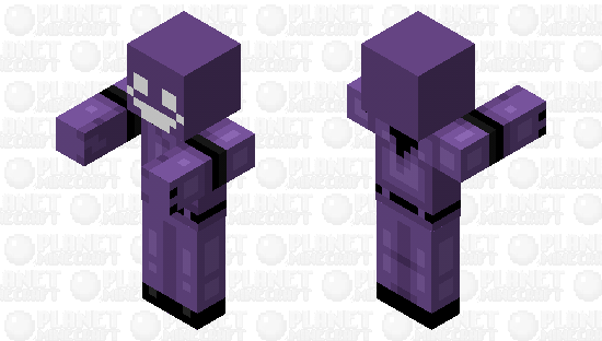 Purple guy zombie Minecraft Mob Skin