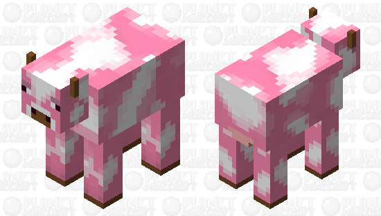🍓Strawberry Cow🍓 Minecraft Mob Skin