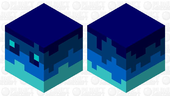 multi blue slime Minecraft Mob Skin