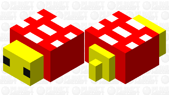 Red Mario turtle with spikes Minecraft Mob Skin