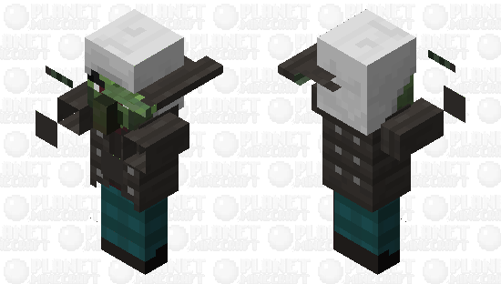 Zombie vindicator Minecraft Mob Skin