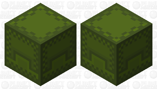 Simplistic Shulker Green Minecraft Mob Skin