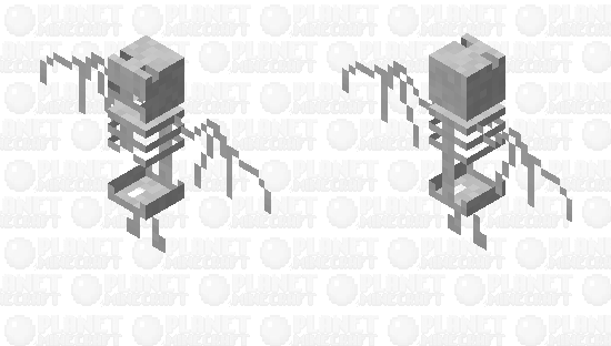 Skeletal Bat Minecraft Mob Skin