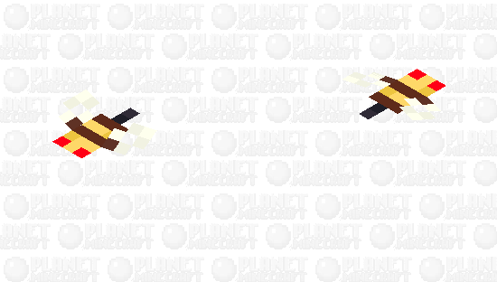 Bee / Angry / original size Minecraft Mob Skin