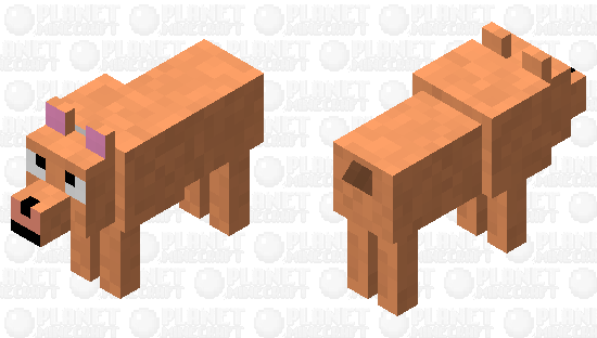 French Bulldog Minecraft Mob Skin