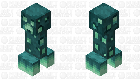 Glow Creeper Minecraft Mob Skin