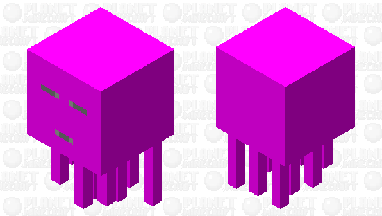 pink ghast Minecraft Mob Skin