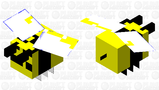 Cute Bee 2.0 Minecraft Mob Skin