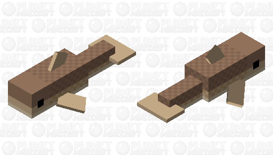 Giant Cod Fish Minecraft Mob Skin