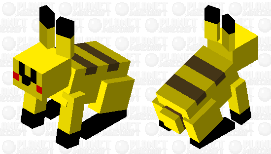 Pikachu Minecraft Mob Skin