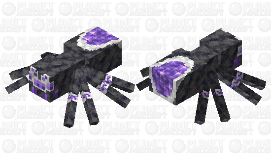 Amethyst geode spider Minecraft Mob Skin
