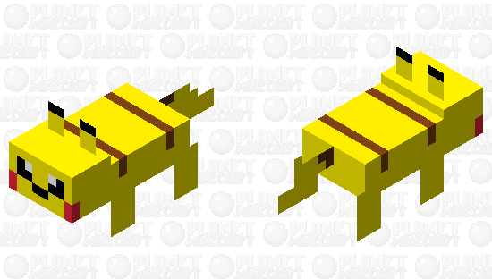 Pikachu mc skin update Minecraft Mob Skin