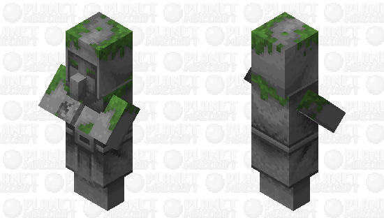 Stone Village Statue Minecraft Mob Skin