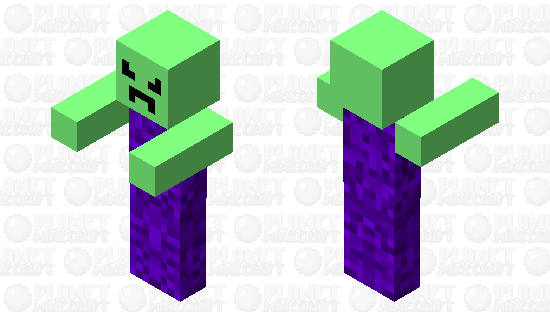 Abnormal Zombie Minecraft Mob Skin