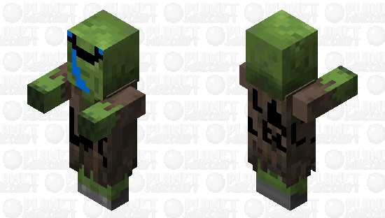 derpy zombie villager Minecraft Mob Skin