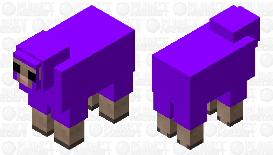 Cute Happy Sheep Minecraft Mob Skin