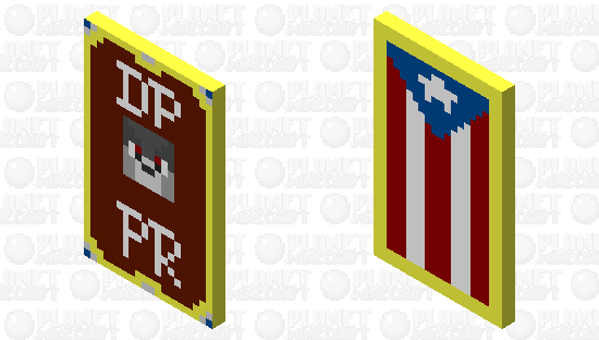 DP-PR and Puerto Rico cape Minecraft Mob Skin