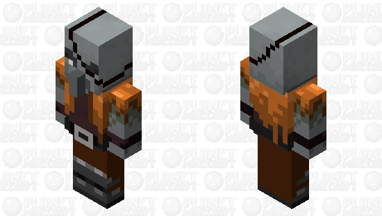 The original Pillager Design Minecraft Mob Skin