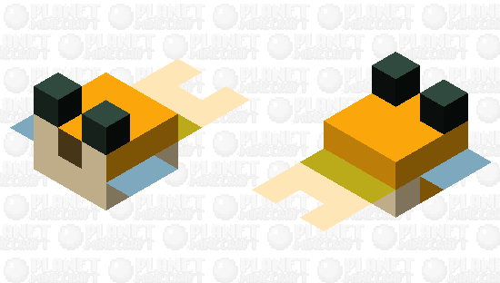 Simple Pufferfish (Full Retexture) Minecraft Mob Skin