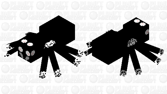 The Hugger(Spider) - Trevor Henderson Minecraft Mob Skin