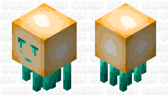 Golden ghast part 18 of golden mobs series Minecraft Mob Skin