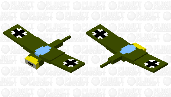 JU87 plane (stuka) Minecraft Mob Skin