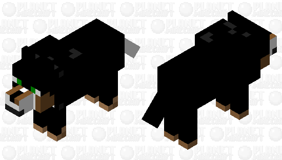 Cute Wolf Skin 3 Minecraft Mob Skin