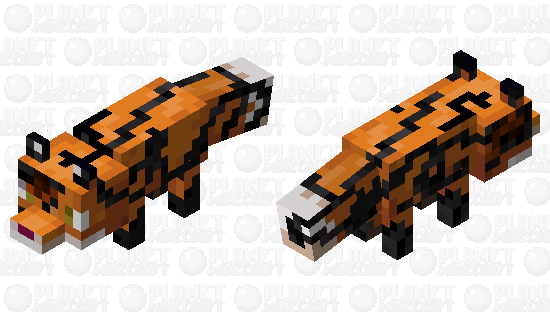 Corrupted Cute Fox Minecraft Mob Skin