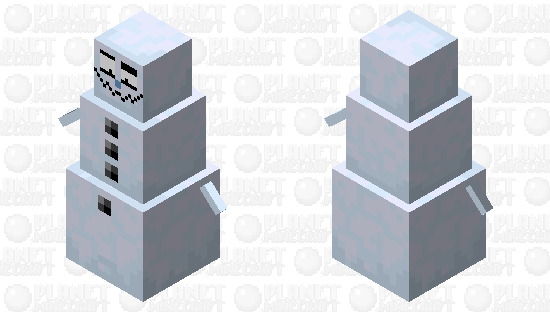 The christmas light snowman Minecraft Mob Skin