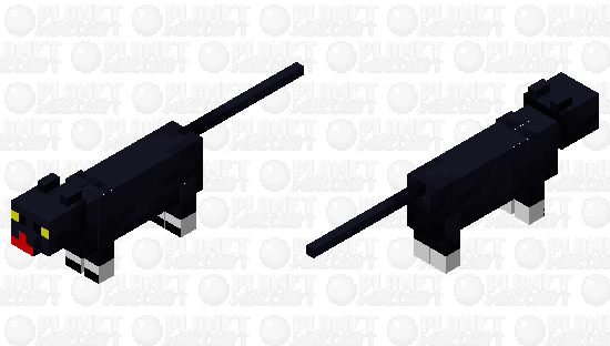Mini cartoon cat Minecraft Mob Skin