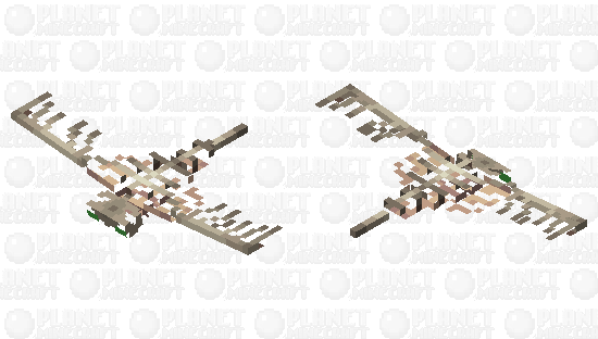 Skeleton Phantom Minecraft Mob Skin