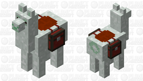 snowy lama Minecraft Mob Skin