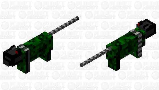 mashine gun Minecraft Mob Skin