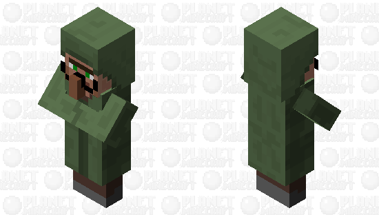 mustache villger Minecraft Mob Skin