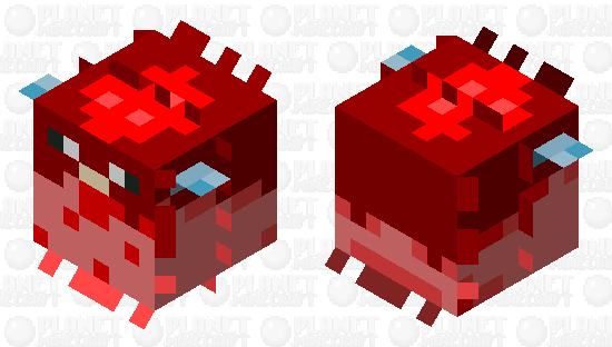 red puffer Minecraft Mob Skin