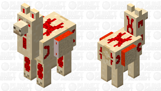 Laser lama Minecraft Mob Skin
