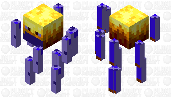 Gust a fix for blue blaze. Minecraft Mob Skin