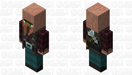 Lumberjack Villager(With Arm Apart)(Default) Minecraft Mob Skin