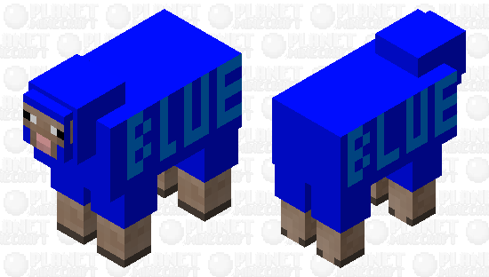 Blue the Sheep Minecraft Mob Skin