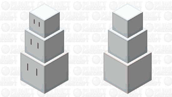 Dango Snow Man - Kaginado Minecraft Mob Skin