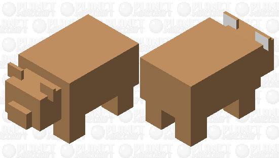 BROWN PANDa Minecraft Mob Skin