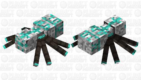 Futuristic spider Minecraft Mob Skin