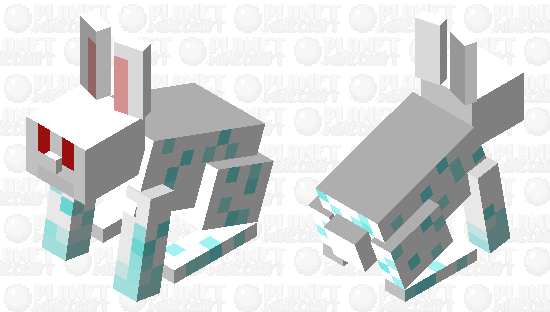 Frosty Rabbit Minecraft Mob Skin
