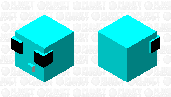 Light blue slime Minecraft Mob Skin