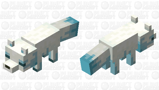 Arctic Fox [Sleeps] Minecraft Mob Skin