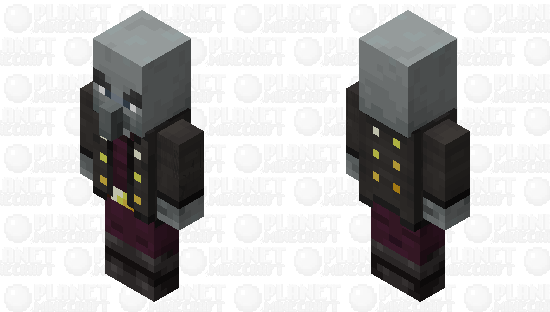 Armored Vindicator(Gold Armor)(Re Texturing)(Version 1) Minecraft Mob Skin