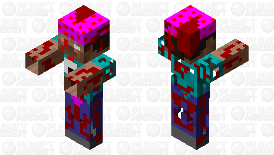Zombie Herobrine Minecraft Mob Skin