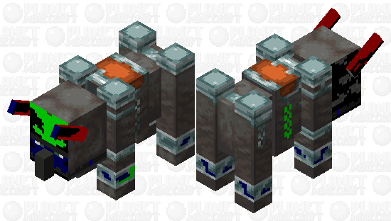 tribal ravager Minecraft Mob Skin