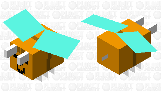 Cat bee bee swarm Minecraft Mob Skin