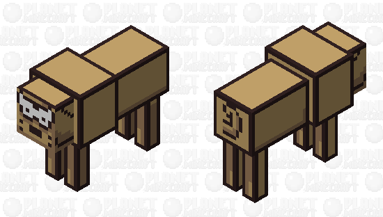 Earthbound - Runaway Dog Minecraft Mob Skin